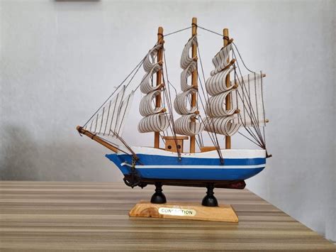 1 Halcon Wooden Sailing Boat Model Diy Kit Ship Assembly Decoration Gi Ebay