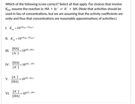 solved which of the following is are correct select all