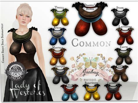 Second Life Marketplace {junbug} Tyrell Leather Chestpiece Cbox 1