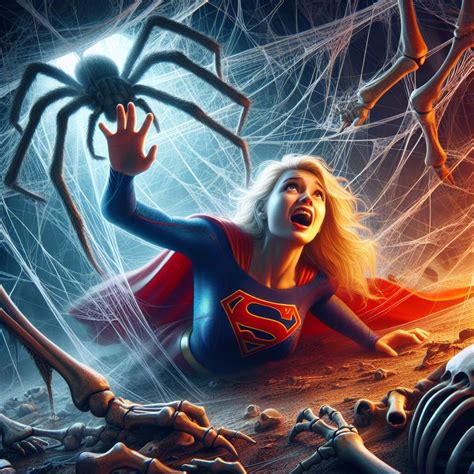 Supergirl Vs Spider 5 By Dtostng On Deviantart