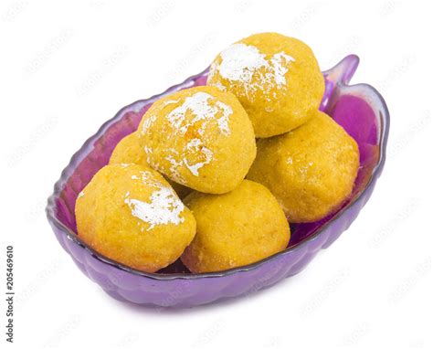 Besan Laddu Indian Traditional Sweet Food Also Know As Laddoos Laddoo