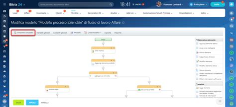 Configura I Parametri Del Modello Di Flusso Di Lavoro Nel Crm
