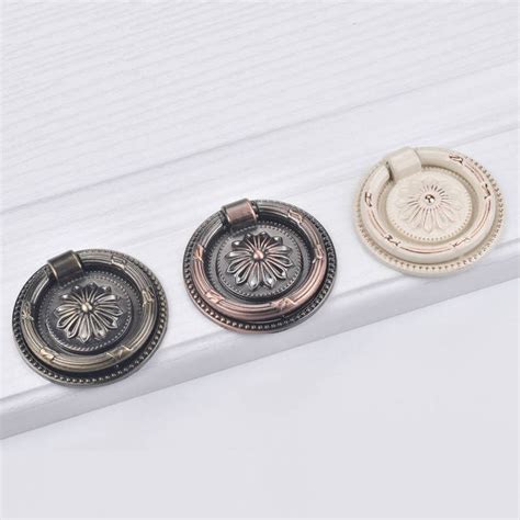 Drawer Pull Knobs Handles Dresser Drop Pulls Rings Antique Etsy