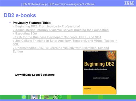ibm topics luw track midwest database user group march ppt download