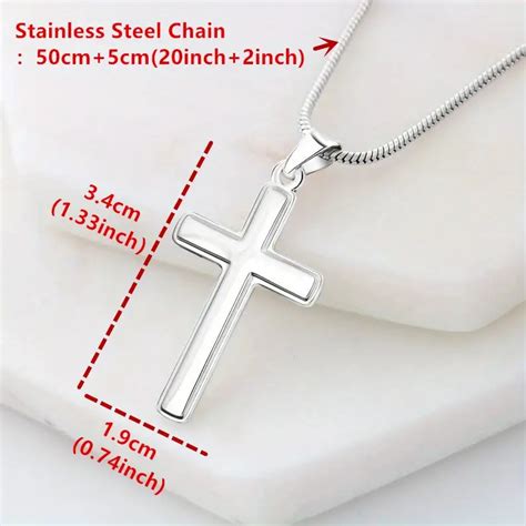Card T Box Packaging Stainless Steel Cross Necklace Temu Australia