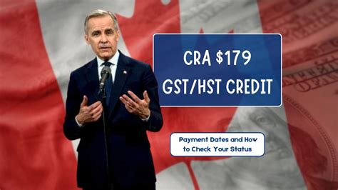 Cra 179 Gsthst Credit Eligibility Payment Dates And How To Check