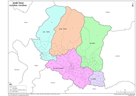 Map Of Kaski District Of Nepal Nepal Archives