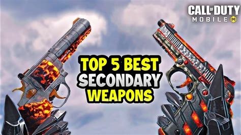Top 5 Best Secondary Weapons In Codm Season 11 Gunsmith Loadoutclass