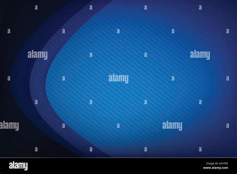 Abstract Deep Blue Background Curve And Overlap Layer With Basic Simply