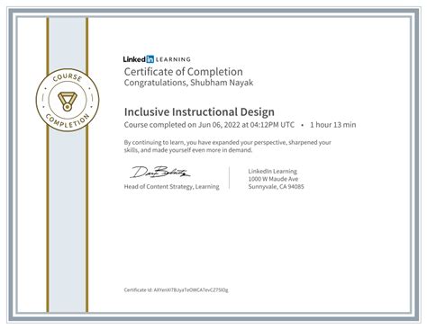 Shubham Nayak On Linkedin Certificate Of Completion