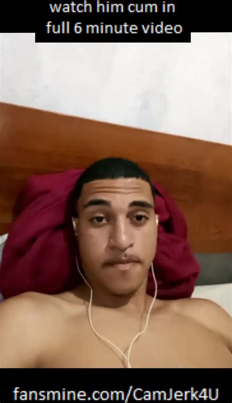 Straight Sexy Latin Dude Jerks Off And Cums On Cam