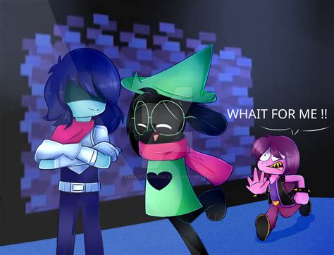Deltarune Kris Ralsei And Susie By Xxgatitacrystalxx On Deviantart