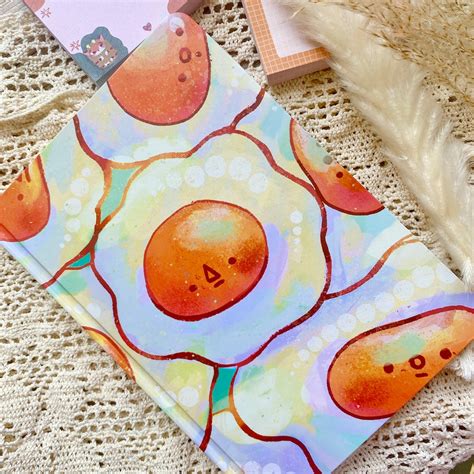 Fried Eggs A5 Hardcover Notebook Cattpucino