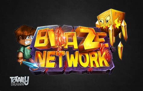 Minecraft Server Logo Blaze Network By Totallyanimated On Deviantart