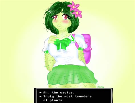 Cactus Girl By Mojmojsanna On Deviantart