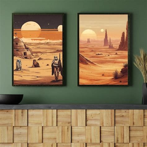 Starwars Landscape Art Etsy