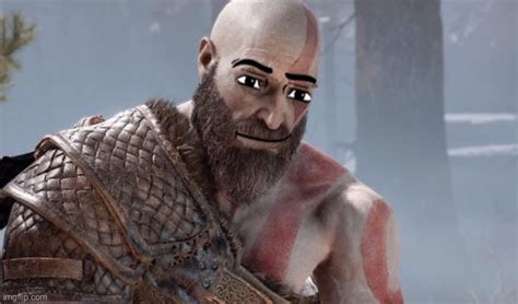 Man Face Kratos Imgflip