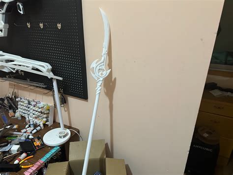 原神 雷神专武 薙草之稻光 来自 井中月 Makerworld：免费下载 3d 模型