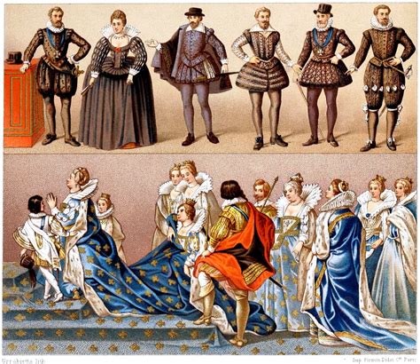The Costumes Of The Aristocracy The Kings Of Fashion France 17th Century