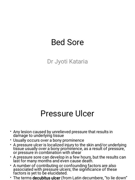 Bed Sore Pdf Clinical Medicine Medical Specialties