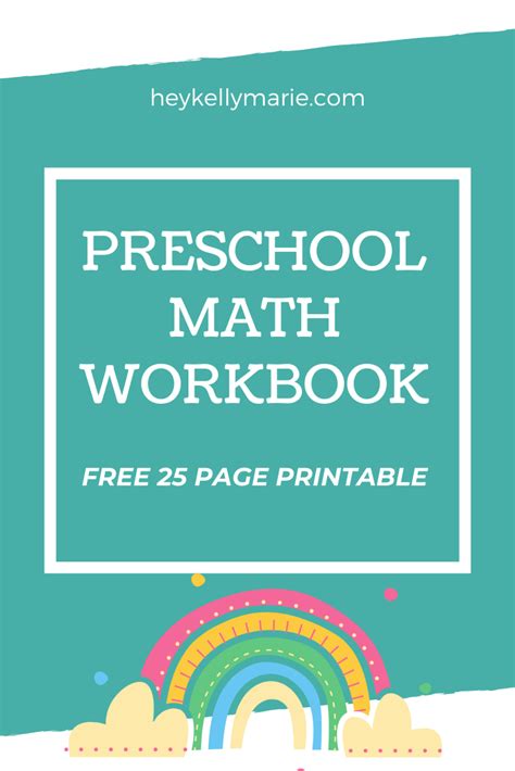 Free Preschool Math Workbook For Learning At Home Artofit