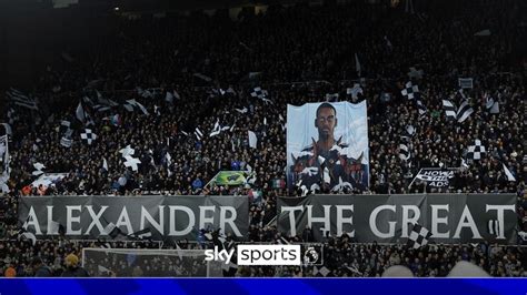 Newcastles Incredible Two Stand Tifo For Alexander Isak Video
