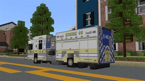 Minecraft Fire Truck Paramedic Rescue Engine 40 Rminecraftbuilds