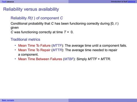 Fault Tolerance In Distributed System Pptx