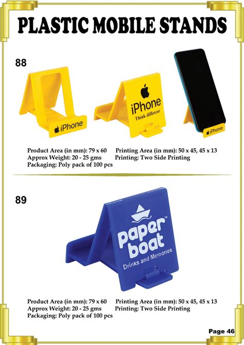 Yellow Plastic Mobile Stand Iphone Size Medium At Rs 1150piece In New Delhi