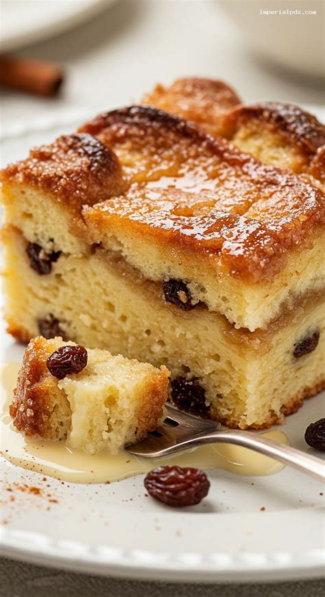 Warm Brioche Bread Pudding With Raisins And Vanilla Imperial Recipes