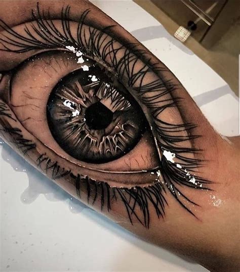 Eye Coloring Tattoo