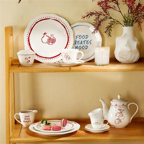 Wholesale Casual Dinnerware Sets Fruit Pattern Crockery