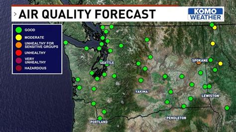 Notice Those Hazy Skies Wildfire Smoke Makes Early Arrival In Seattle