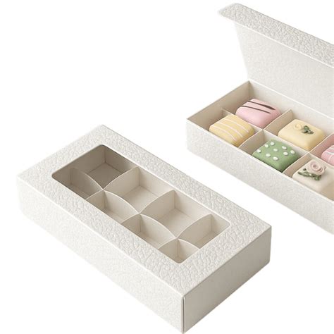 Petit Four Box With Insert 160 X 80 X 30mm Paper Packaging Place
