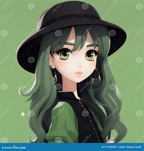 Cute Girl Illustrator Stock Illustration Illustration Of Stylized