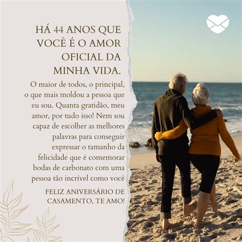 44 Anos De Casados Mensagens Para Bodas De Carbonato