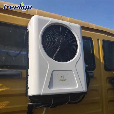 12 Volt 24 Volt Split Truck Parking Air Conditioner Semi Battery Powered Electric Ac System For