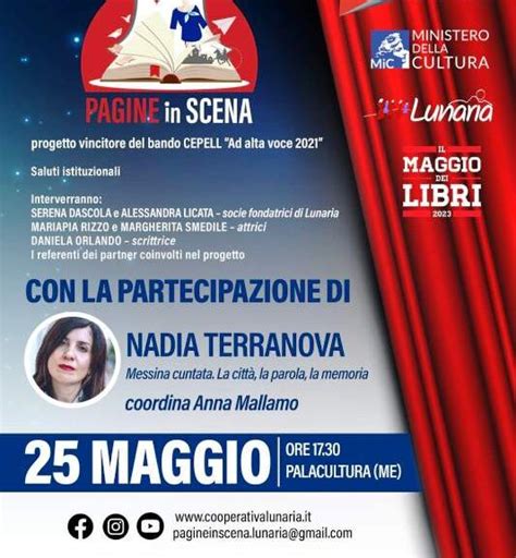 Giovedì 25 Maggio Sala Palumbo Del Palacultura La Presentazione Del