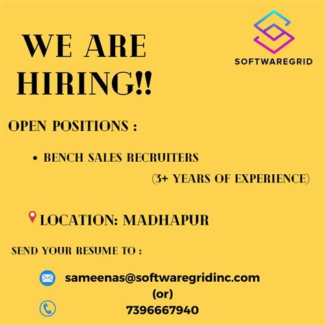 Sameena Sheikh On Linkedin Jobalerts Hiring Sales Experience Recruiters Onsiteposition…