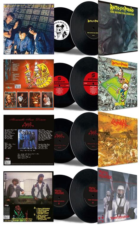 Polysom Relança Em Vinil Clássicos Do Metal E Hardcore Brasileiro