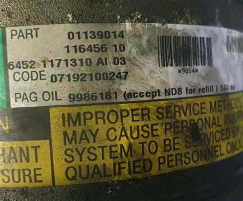 Mini Cooper S R53 Kompresor Klime