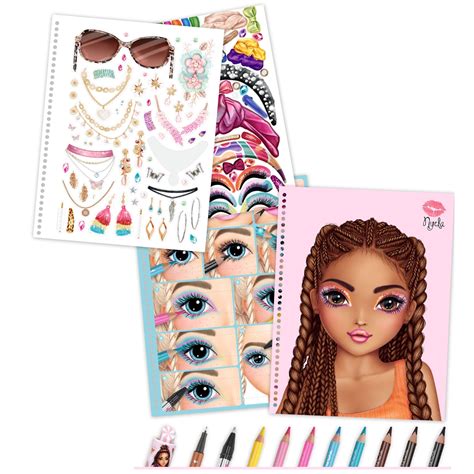 Depesche Topmodel Make Up Colouring Book
