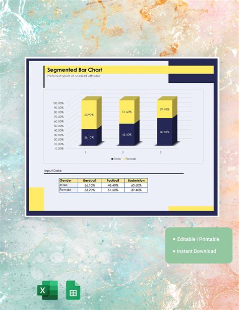 Bar Chart Templates Design Free Download