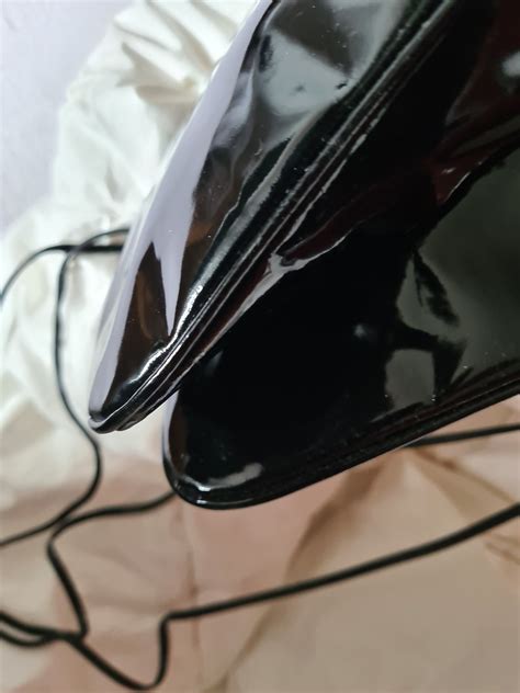 Assima 80s Patent Leather Shoulder Bag Etsy Uk