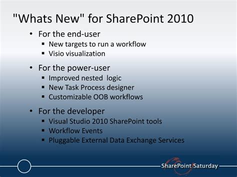 sharepoint saturday workflow in action ppt