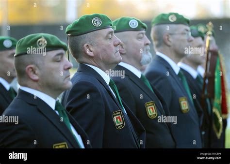 Former Members Of The French Foreign Legion Attend An Irish State