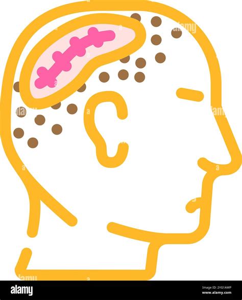 Healing Process Cancer Treatment Color Icon Vector Illustration Stock