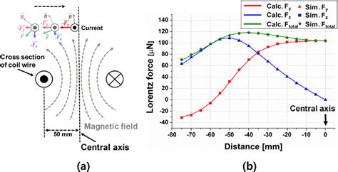Magnetic Field Generated By Source Coil And The Generated Lorentz Force Download Scientific
