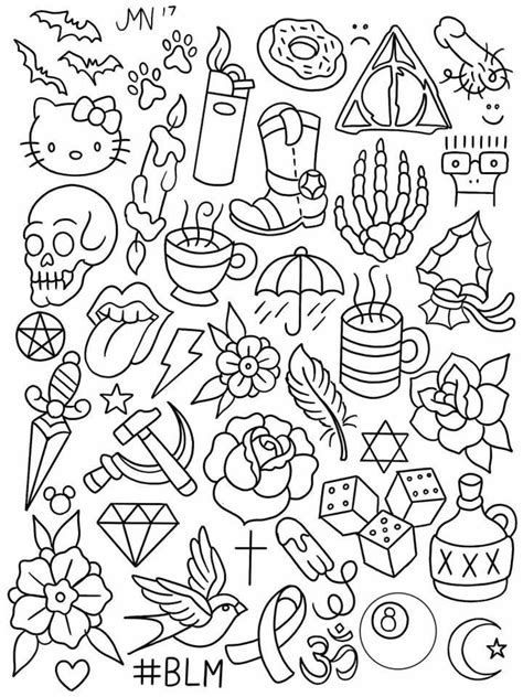 Beginner Tattoo Stencils Printable Printable Stencils
