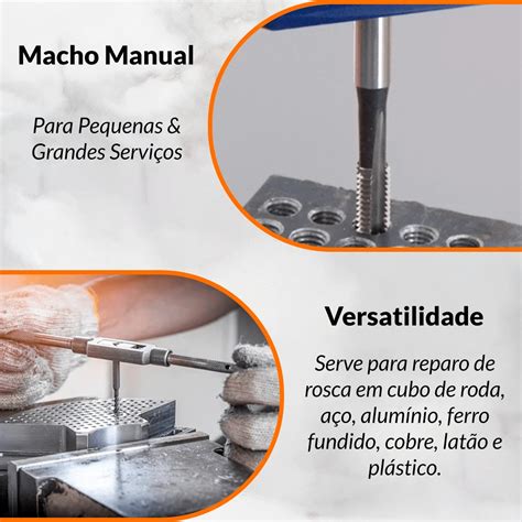 M14 X 125 Mm Manual Tap Set With 3 Steps In Special Alloy Steel Horn